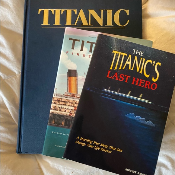 titanic | Art | Titanic Books Three In Euc Lots Of Interesting History ...
